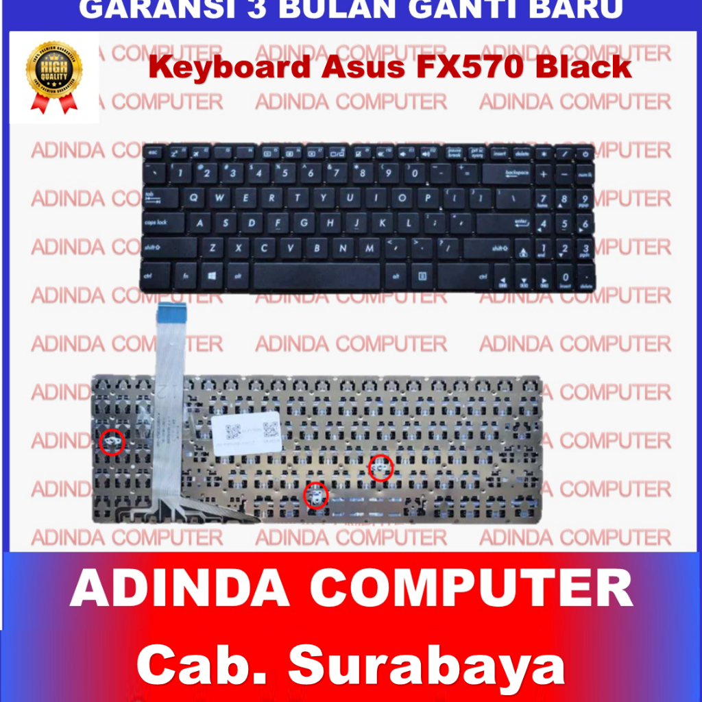 Jual Keyboard Asus Vivobook FX570 F570UD X570 K570 YX570ZD | Shopee Indonesia