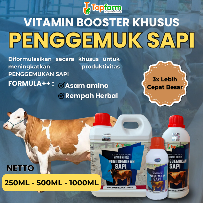 Jual Vitamin Penggemuk Sapi/ Obat Penggemuk Sapi/ Obat Penggemuk Sapi ...