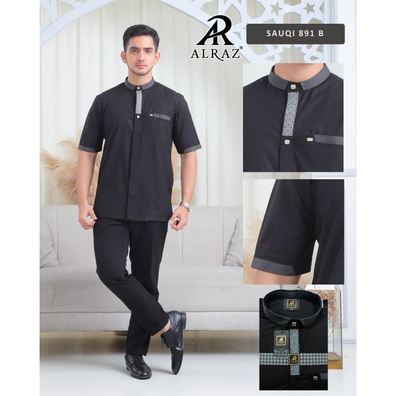 Jual Koko Half Bordir Sauqi 891B | Shopee Indonesia