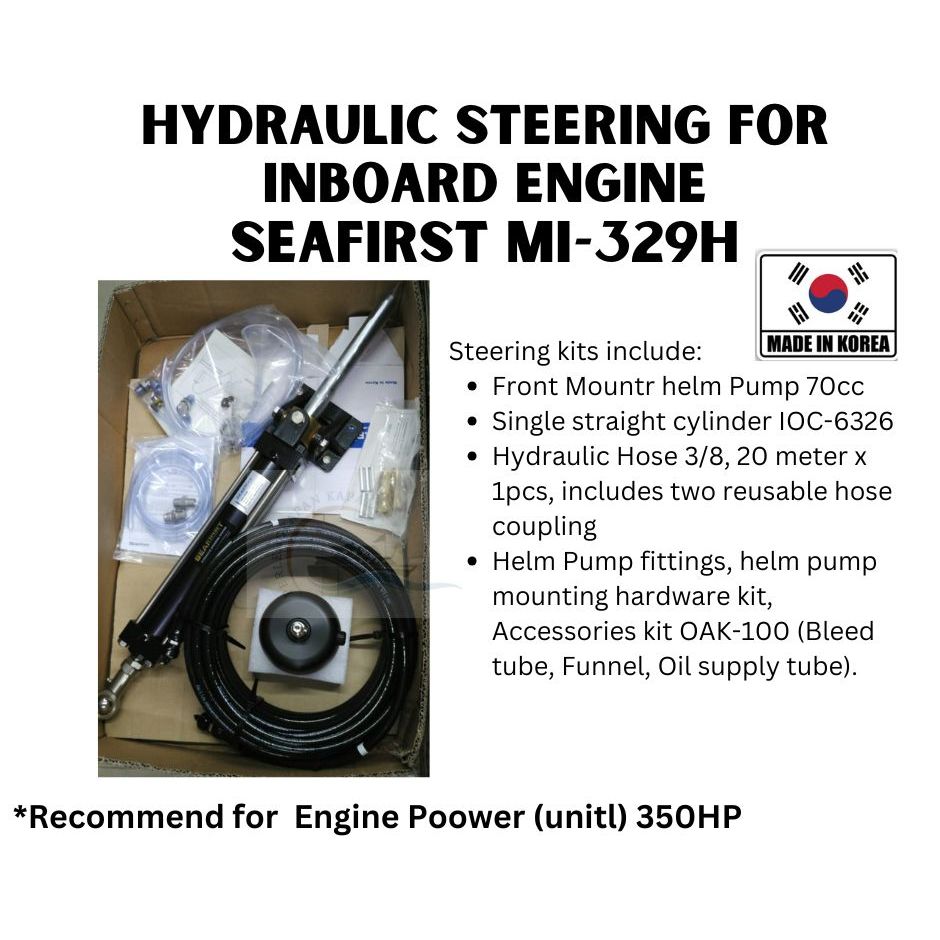 Jual Hydraulic Steering for Inboard Engine 350HP SEAFIRST MI-329h ...