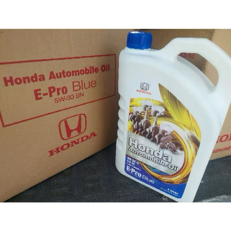 Jual SEDUS OLI HONDA E-PRO BLUE SN GF-5 SAE 5W-30 GALON 4 LITER FULLY ...