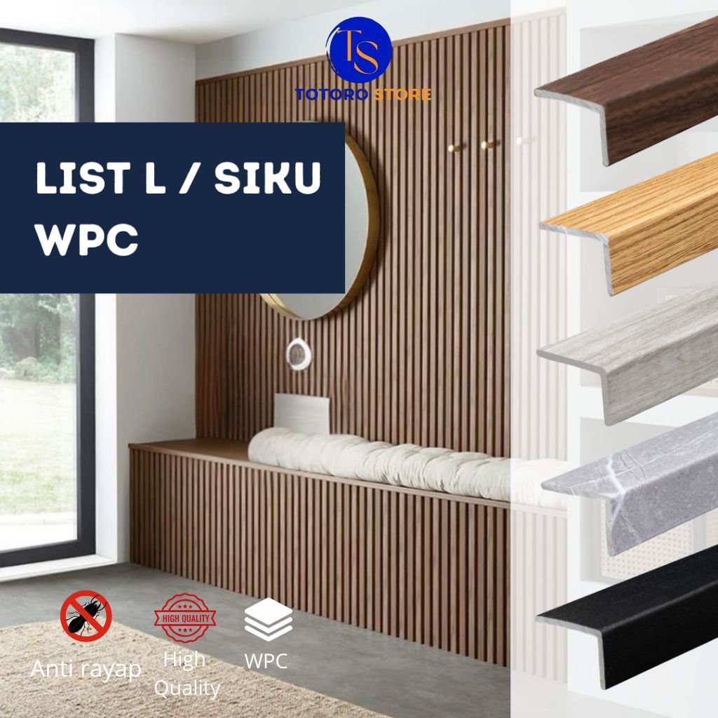 Jual List Siku L WPC Wall Panel PVC - Desain Minimalis, Panjang 2,4m ...