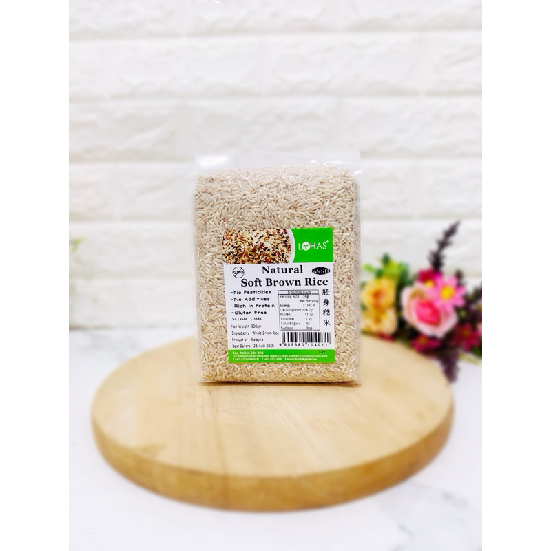 Jual Lohas Natural Soft Brown Rice 900g | Shopee Indonesia