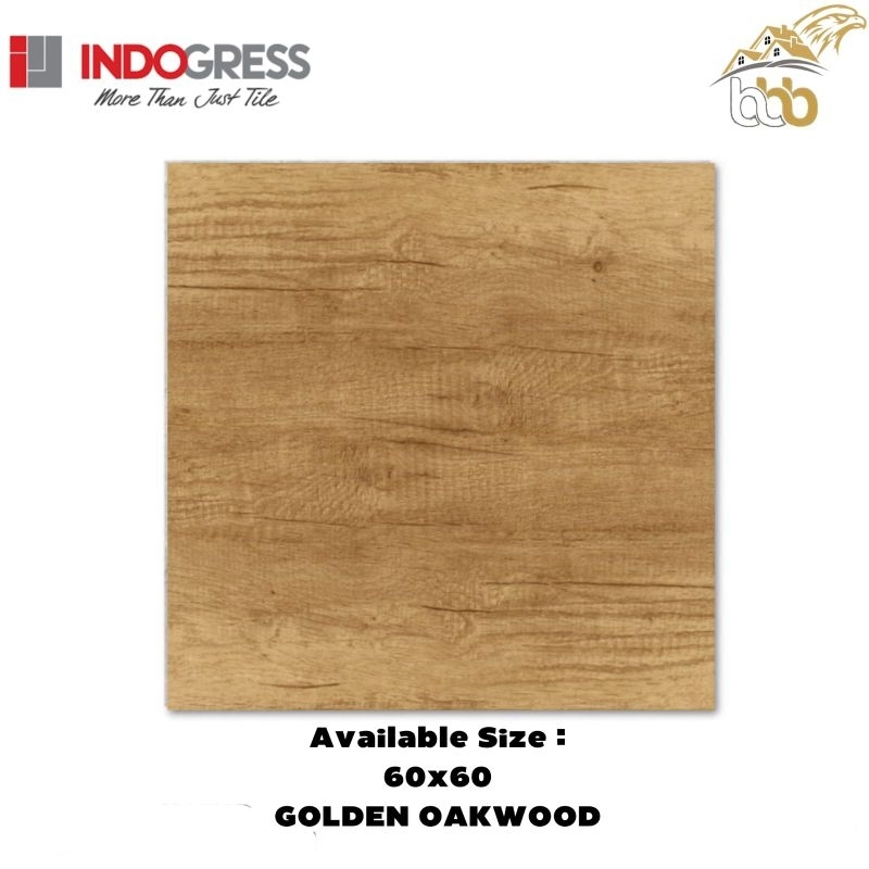 Jual granit lantai 60x60 indogress golden oakwood | Shopee Indonesia
