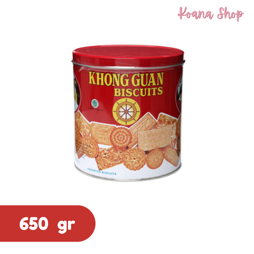 Jual Khong Guan Mini Biskuit Assorted Merah Kaleng 650 gr | Shopee ...