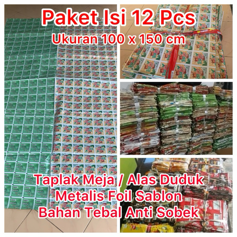 Jual Paket isi 12 Pcs Taplak Meja / Plastik Daur Ulang / Plastik ...