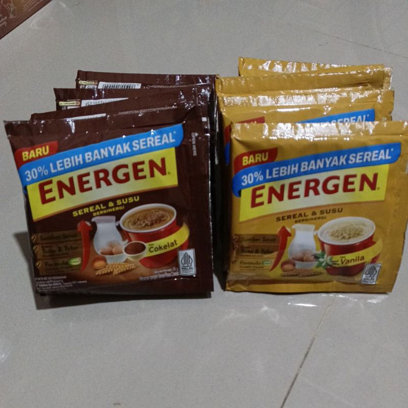 Jual new ENERGEN SEREAL (1RENCENG 10 SACHET) | Shopee Indonesia