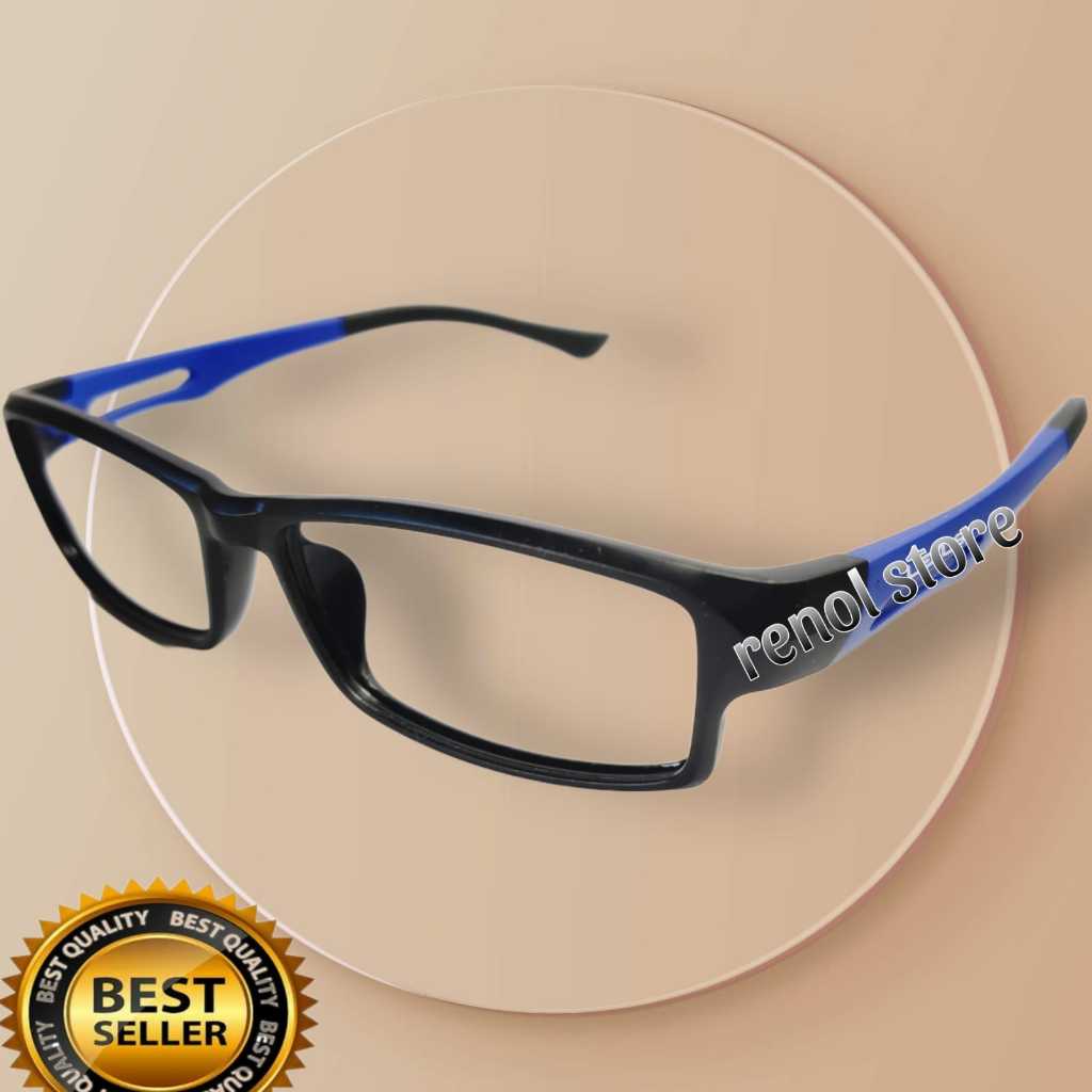 Jual Kacamata baca pria lensa plus antiradiasi hp tv komputer frame ...