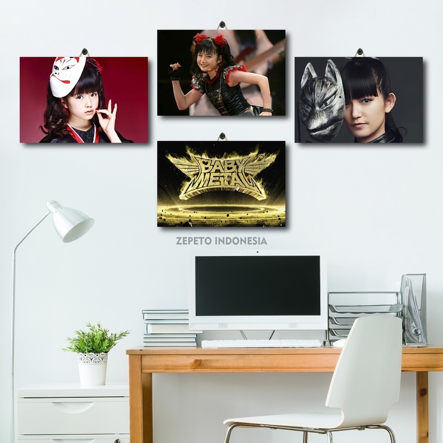 Jual Poster Dinding Besar Band Rock Babymetal | Poster Dinding Dapur ...