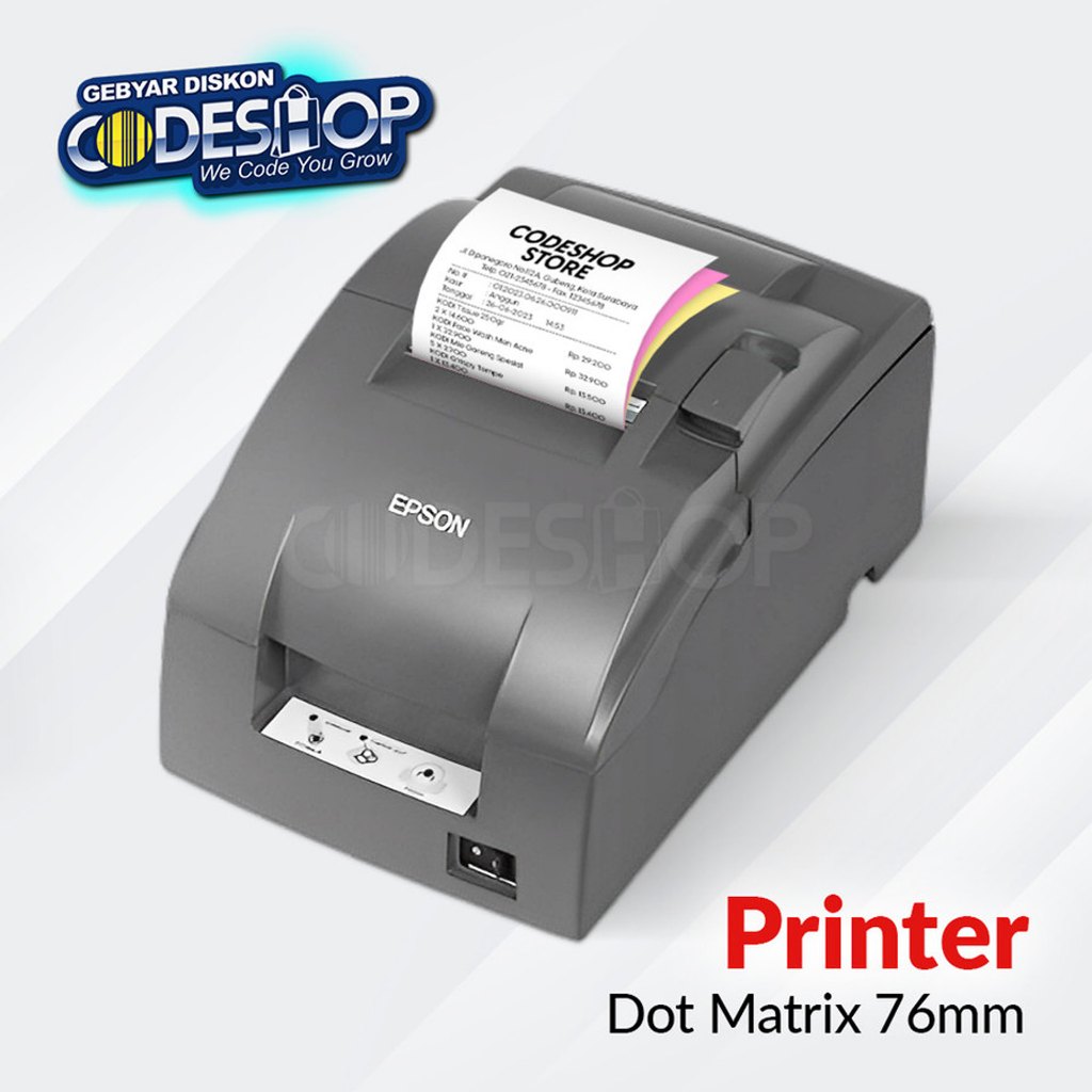 Jual Epson TM-U220IIB POS Printer Dot Matrix Auto Cutter Cetak Kertas ...