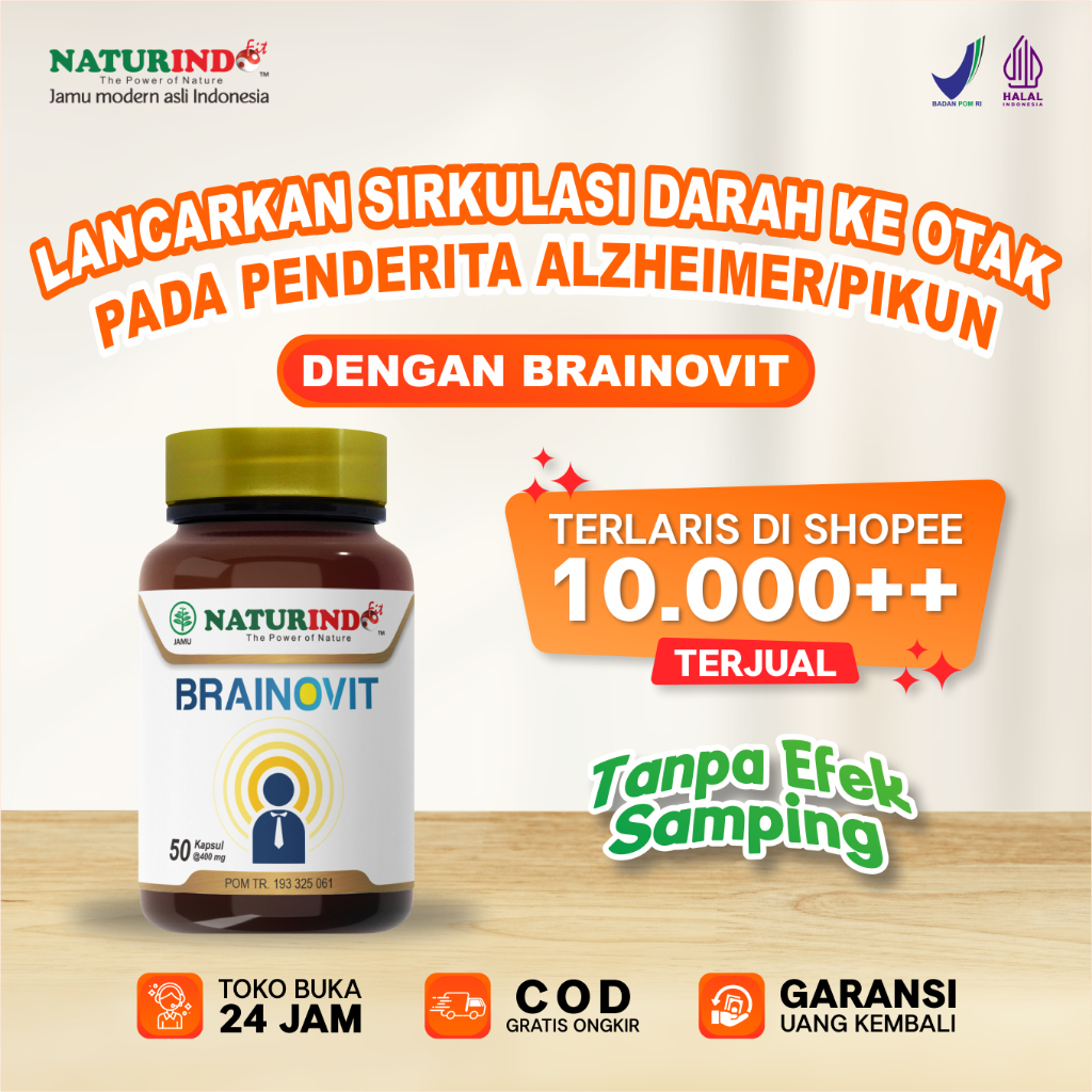 Jual Obat Alzheimer Lupa Ingatan Dewasa Dan Lansia Herbal Bpom Mui ...