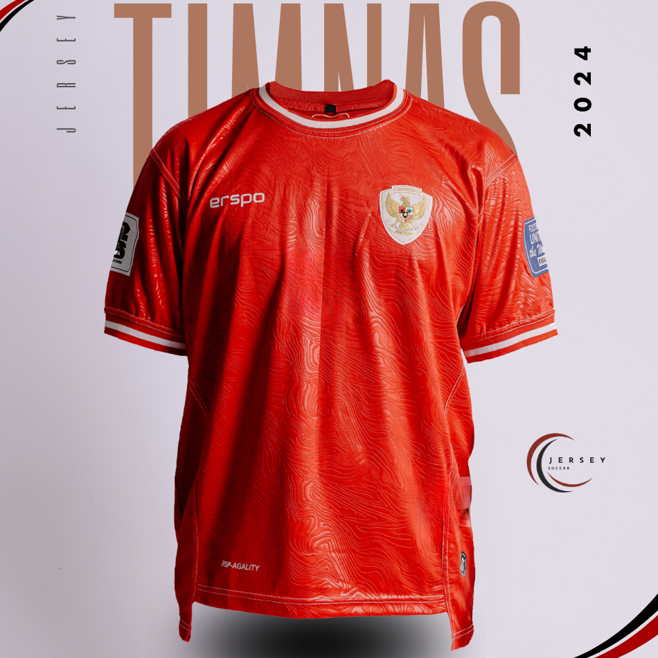 Jual JerseySoccer Jersey Timnas Indonesia 2024 Erspo Merah Big size ...