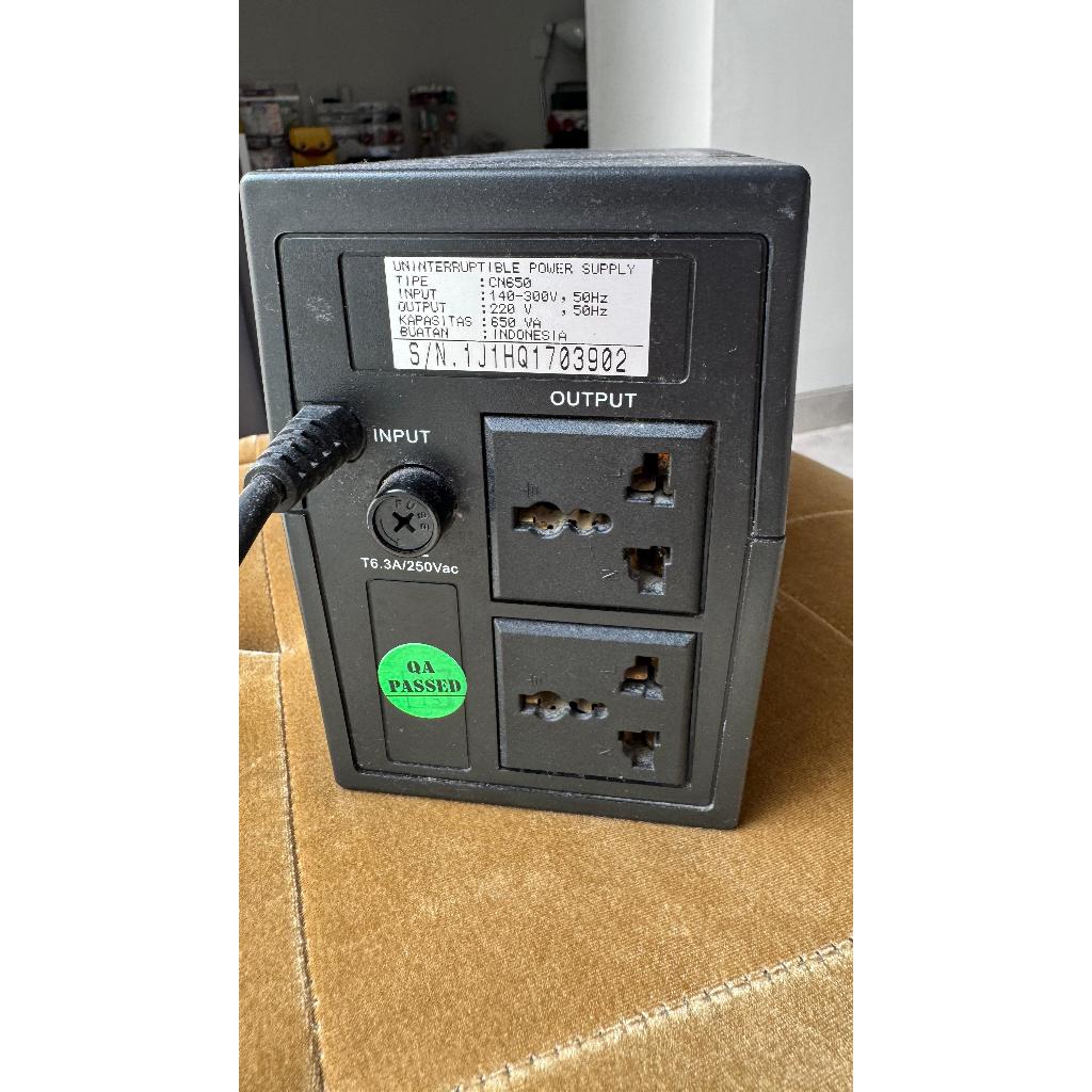 Jual Stabilizer AC Inverter UPS ICA CN650 Power Supply 650VA 650 325W ...