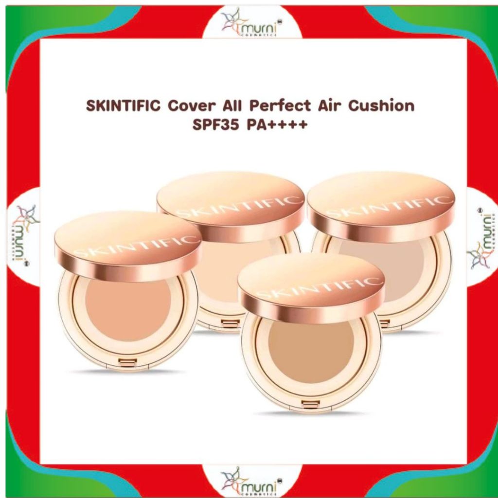 Jual SKINTIFIC COVER ALL PERFECT CUSHION SPF35 PA++++ 11G | Shopee ...