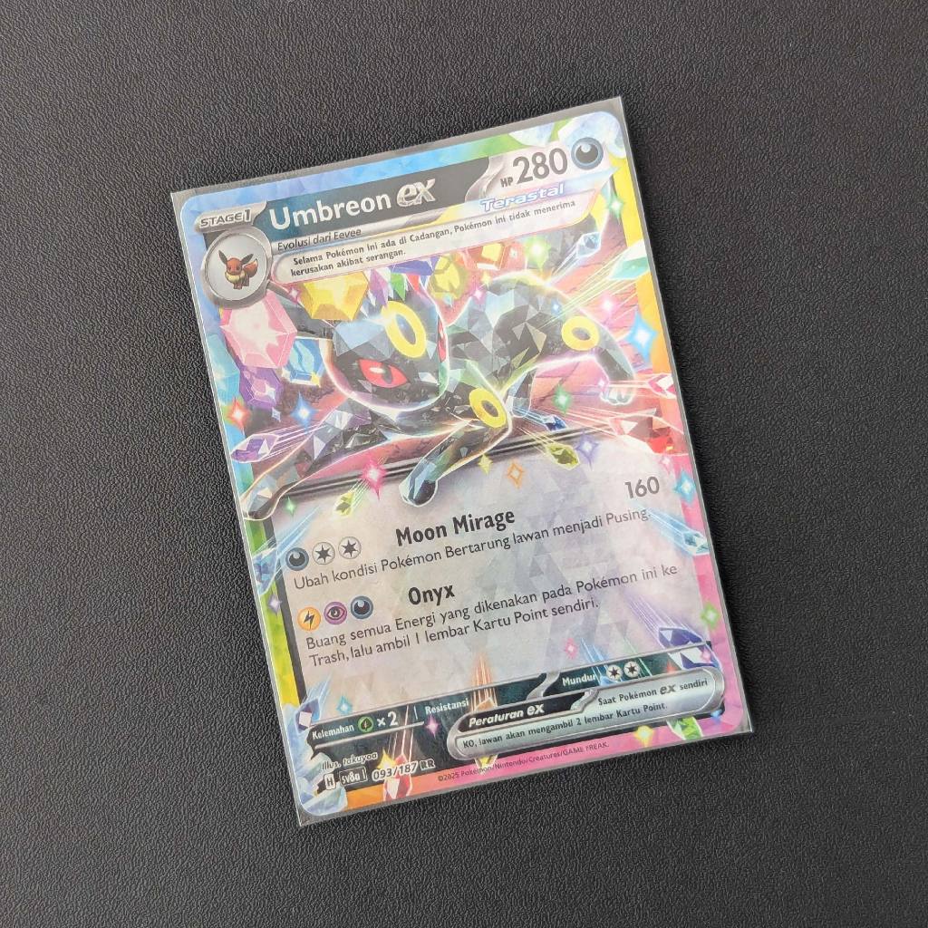 Jual Umbreon EX RR sv8a Festival Terastal ex Pokemon TCG Indonesia ...
