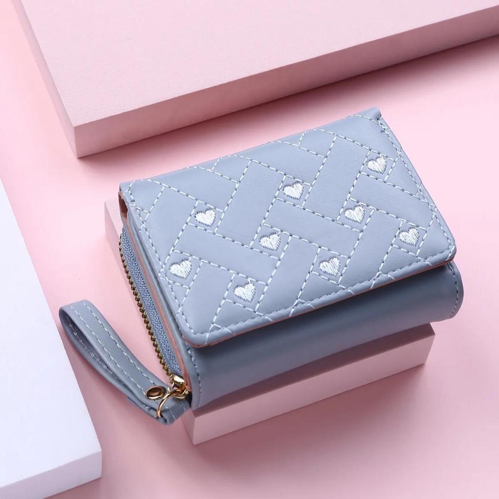 Jual Dompet lipat Aurora wanita aesthetic Dompet mini Aurora elegan ...