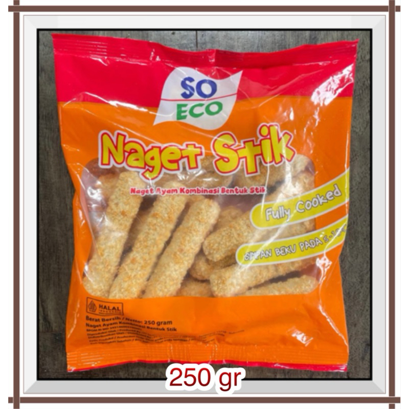 Jual 250 gr - So Eco Nugget Stick 250gr - Naget 250 gr | Shopee Indonesia