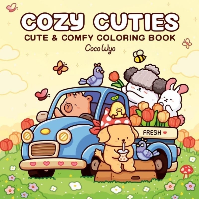 Jual 40hal COZY CUTIE BUKU MEWARNAI REMAJA DAN ANAK COLORING BOOK ...