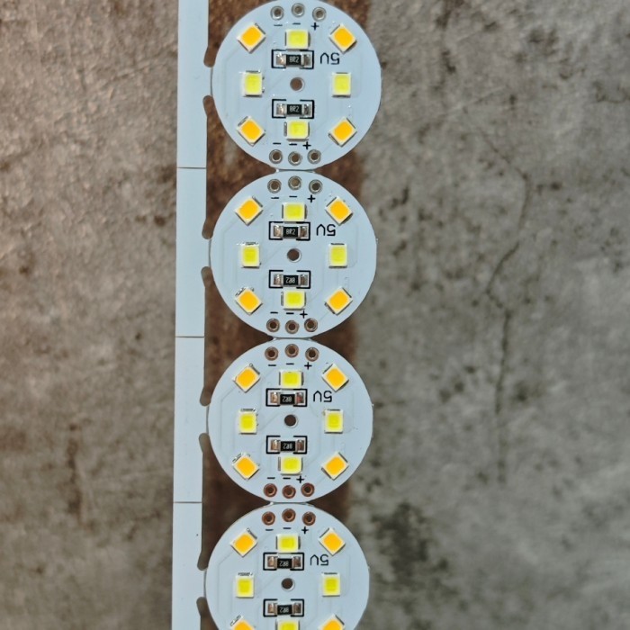 Jual modul led 5v 2w dua warna putih dan kuning white and warm white ...