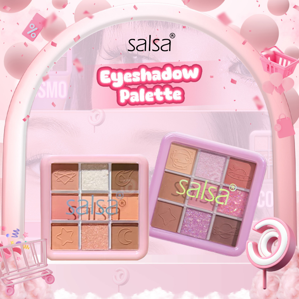 Jual SALSA - GALAXY EYESHADOW PALETTE ( 9 x 1.5 g ) - Eyeshadow Palet ...