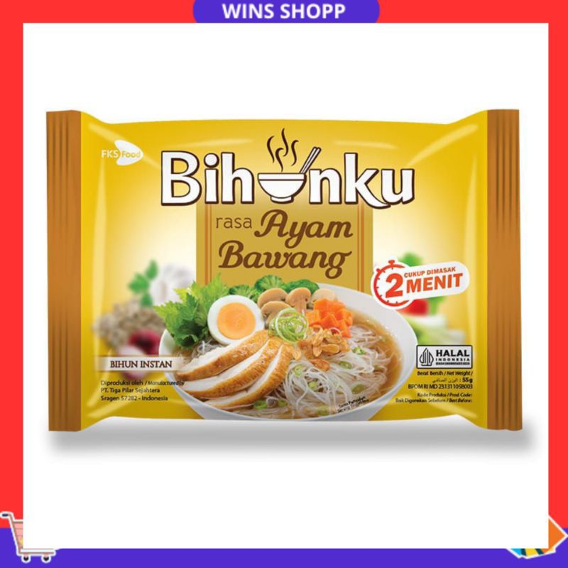 Jual BIHUNKU KUAH RASA AYAM BAWANG BIHUN INSTAN | Shopee Indonesia