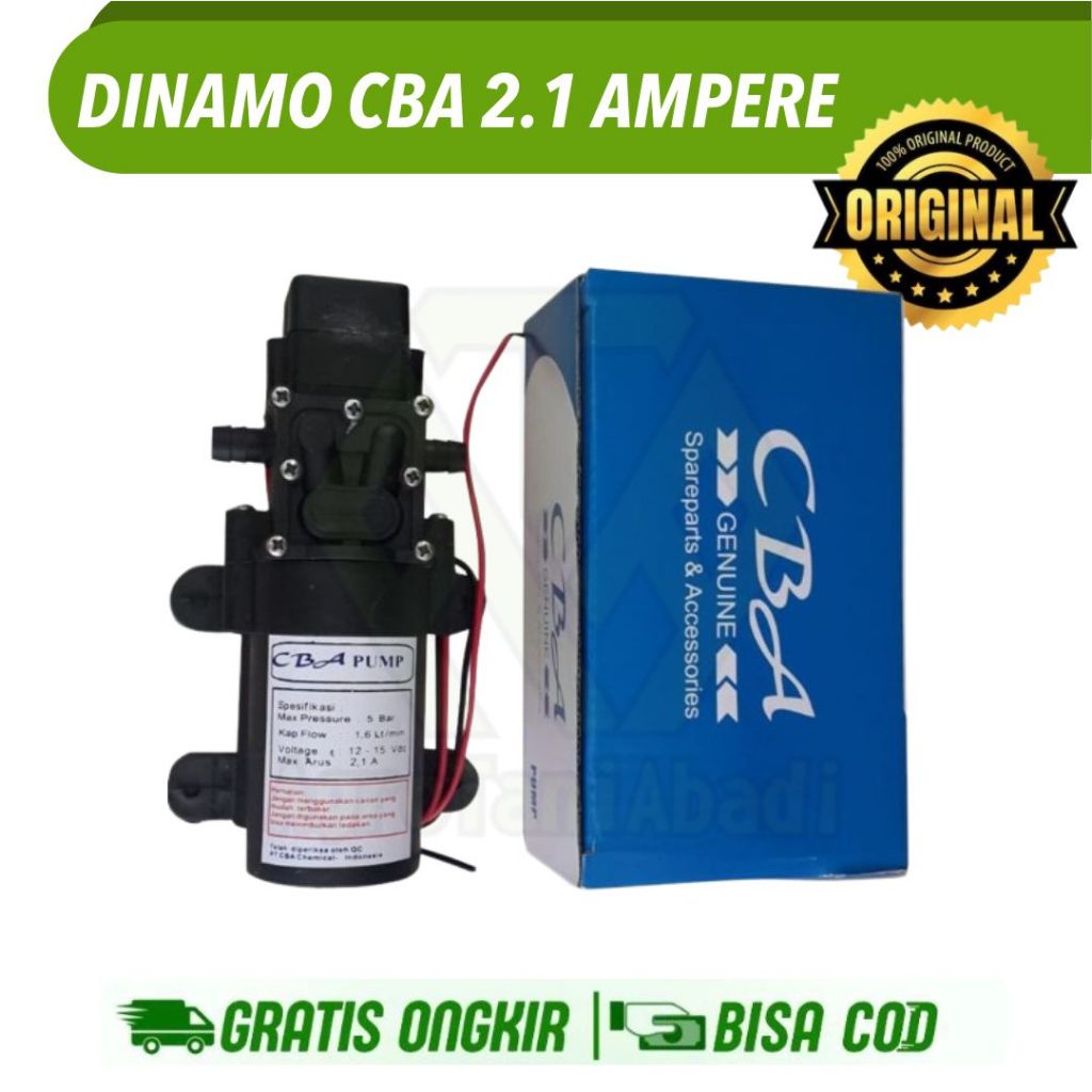 Jual Dinamo CBA original sparepart Asli pompa DC 12V tangki elektrik electric battery sprayer ...