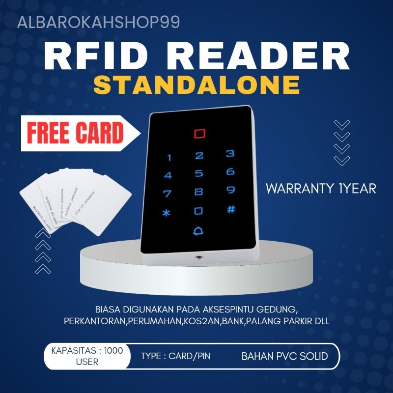 Jual RFID Reader 125Khz Touchles | Shopee Indonesia