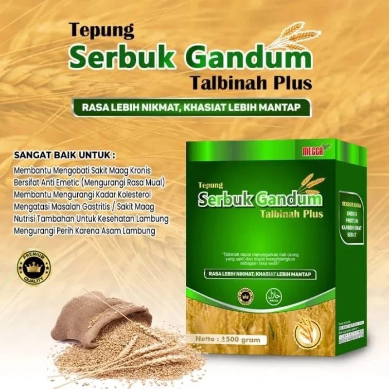 Jual Tepung Serbuk gandum TALBINAH MECCA | Shopee Indonesia
