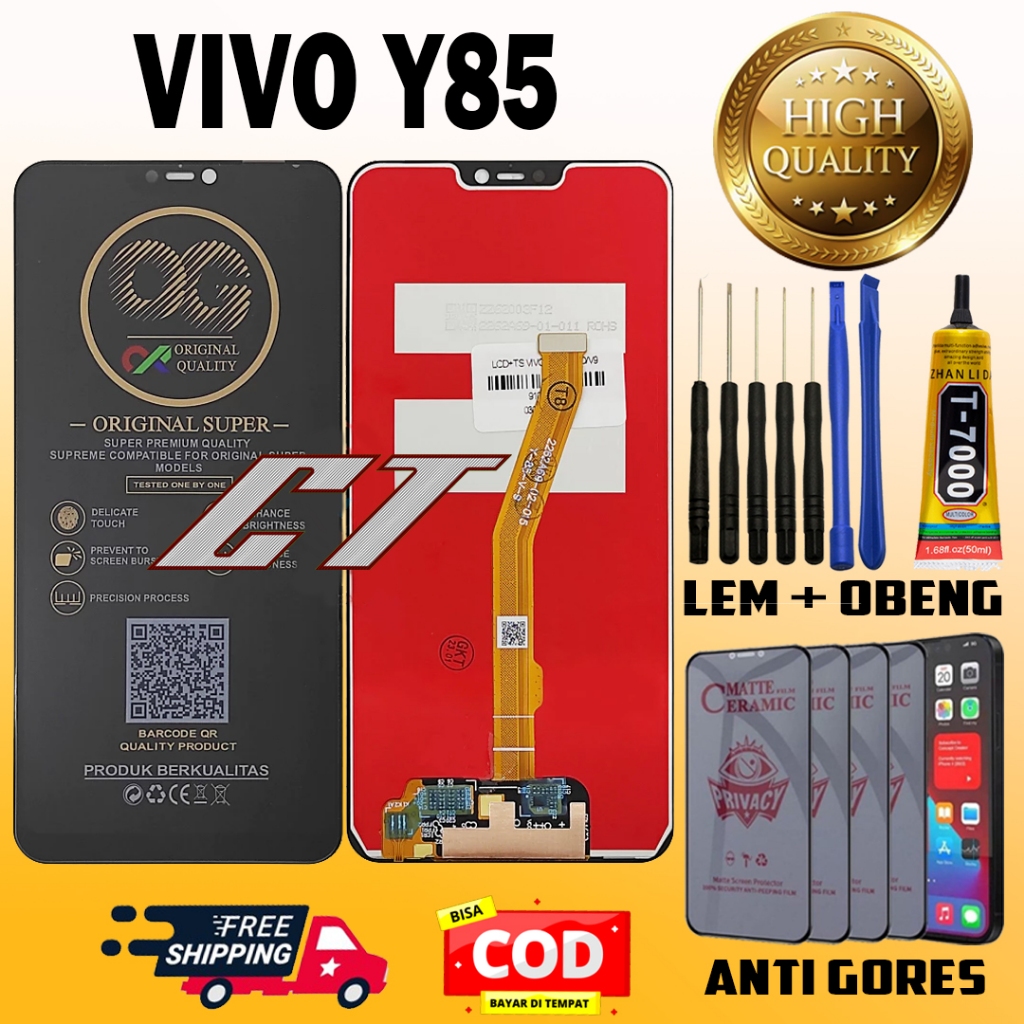 Jual LCD TOUCHSCREEN VIVO Y85 LAYAR SENTUH ORIGINAL ORI ALL MEREK FULLSET | Shopee Indonesia