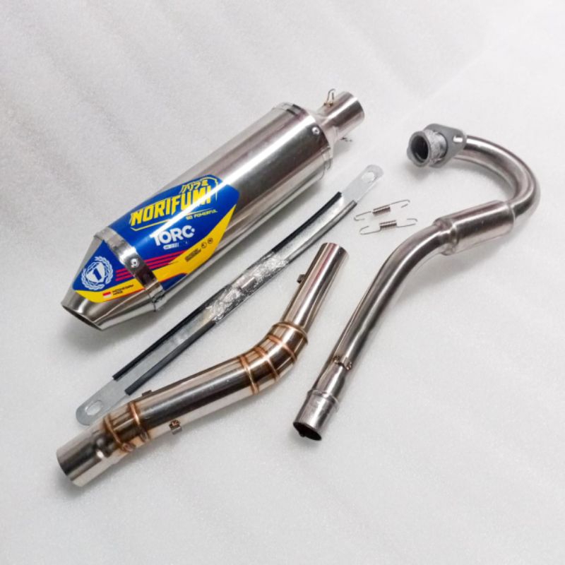 Jual Knalpot Racing Norifumi Torc PNP KLX 150 Crf 150 D-Tracker Wr155 ...