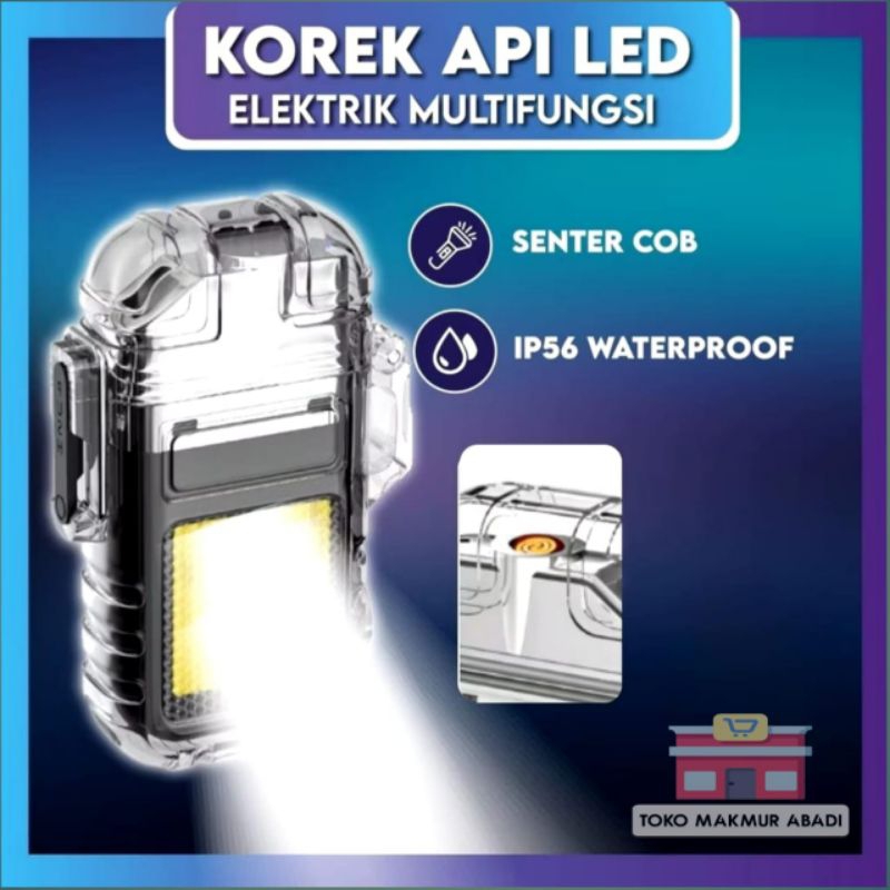 Jual Lampu Senter Korek Api Elektrik Lampu COB Senter Lampu LED USB ...