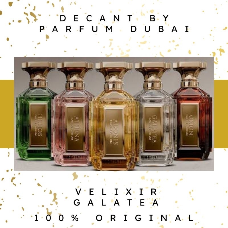 Jual Decant Parfum GPI Velixir Galatea Extrait de Parfum For Unisex ...