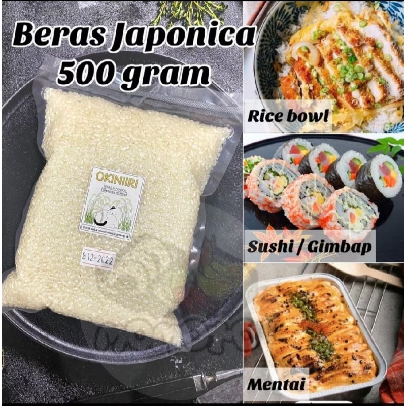 Jual BERAS JAPONICA REPACK 1KG OKINIIRI JAPONICA DAN KOSHIIKARI 1KG ...
