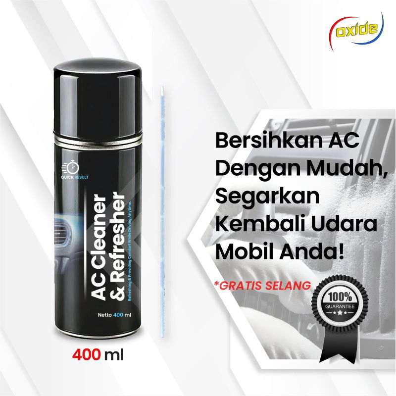 Jual Oxide AC Cleaner Refresher / Pembersih AC mobil Foam 400ml ...