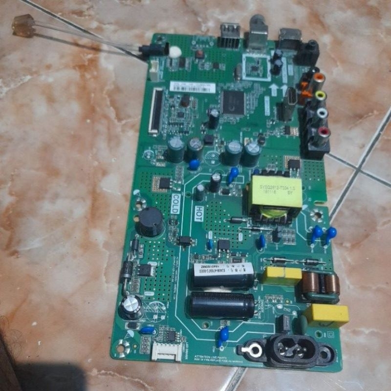 Jual Mainbord tv led Panasonic TH 32F305G soket lvds 60 pin | Shopee ...