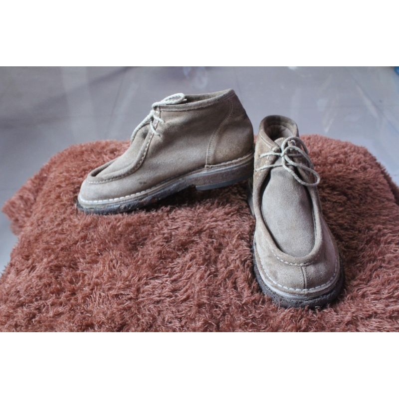 Jual Sepatu boot middle" Pull and bear" Upper kulit sude,out sole ...