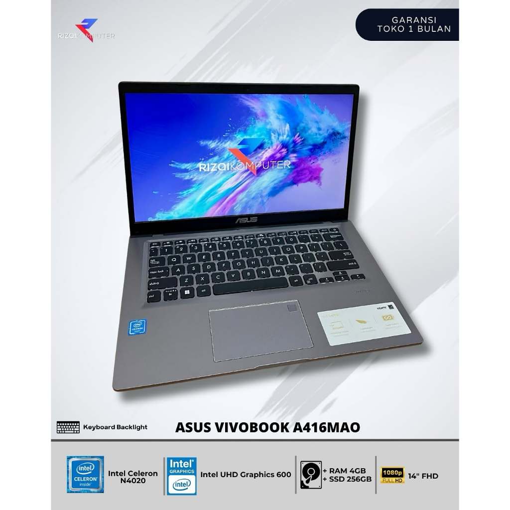 Jual Asus VivoBook A416MAO Intel Celeron N4020 Ram 4GB SSD 256GB mjk ...