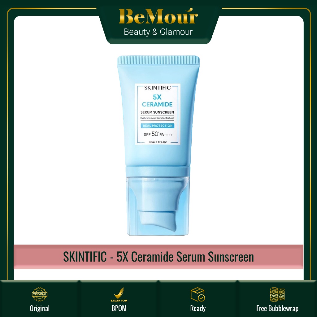 Jual SKINTIFIC - 5X CERAMIDE SERUM SUNSCREEN ( 30 / 80 ml ) - Skincare ...