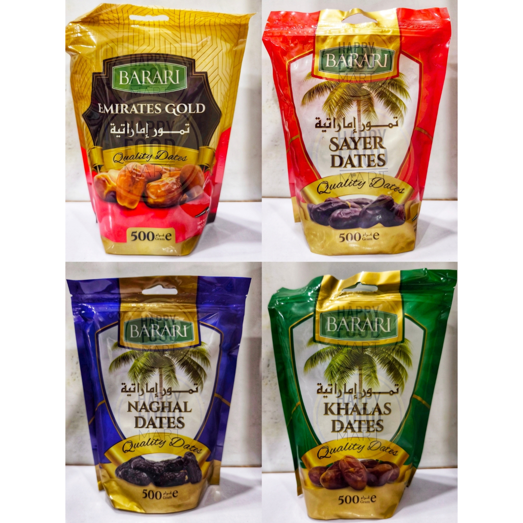 Jual [HALAL] BARARI KURMA EMIRATES GOLD 500 GRAM/KURMA NAGHAL POUCH ...