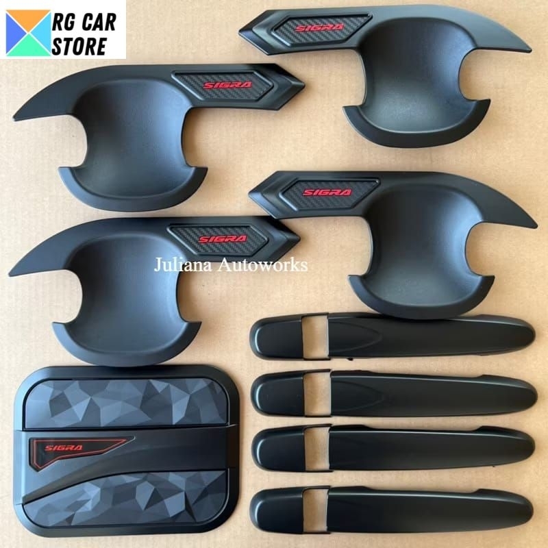 Jual Paket Handle Outer Tank Cover Sigra Hitam Doff Garansi 1 Tahun | Shopee Indonesia