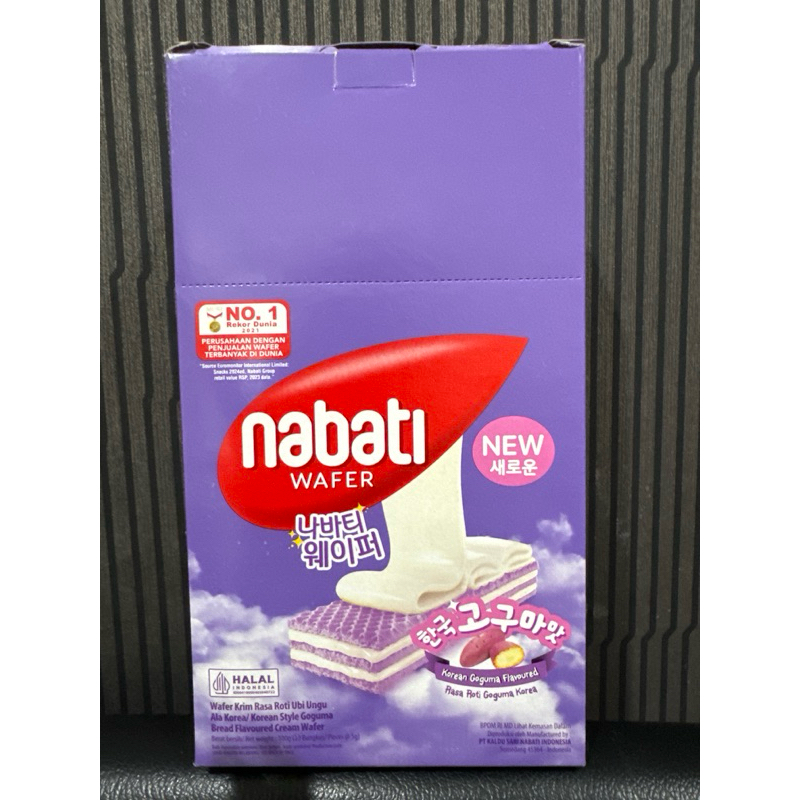 Jual NabatiWaferRasaRotiUbiUnguAlaKorea | Shopee Indonesia