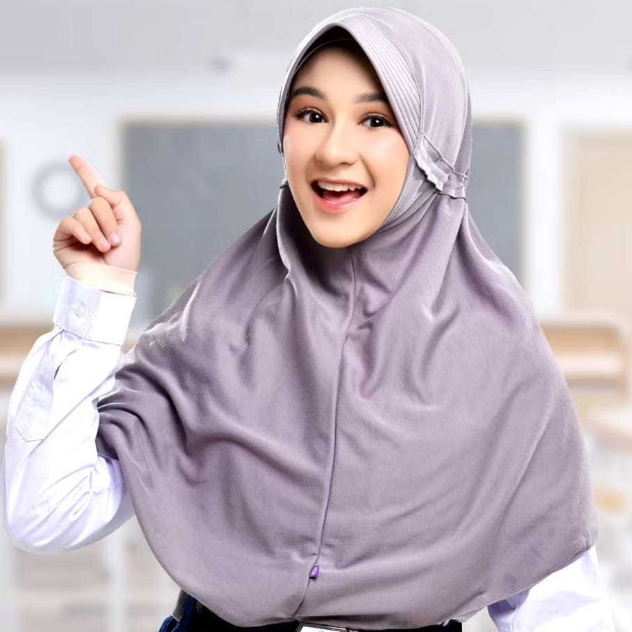 Jual Kerudung Sekolah Rabbani Original INNOVA Lx Hijab Instan Rabani Jilbab Serut Belakang Pita ...