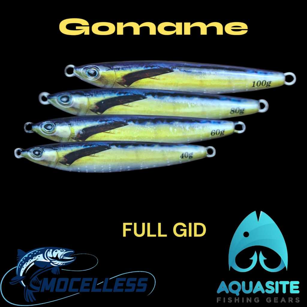 Jual gomame full gid metal jig 40, 60, 80, 100 gram MAHI MAHI realistik | Shopee Indonesia