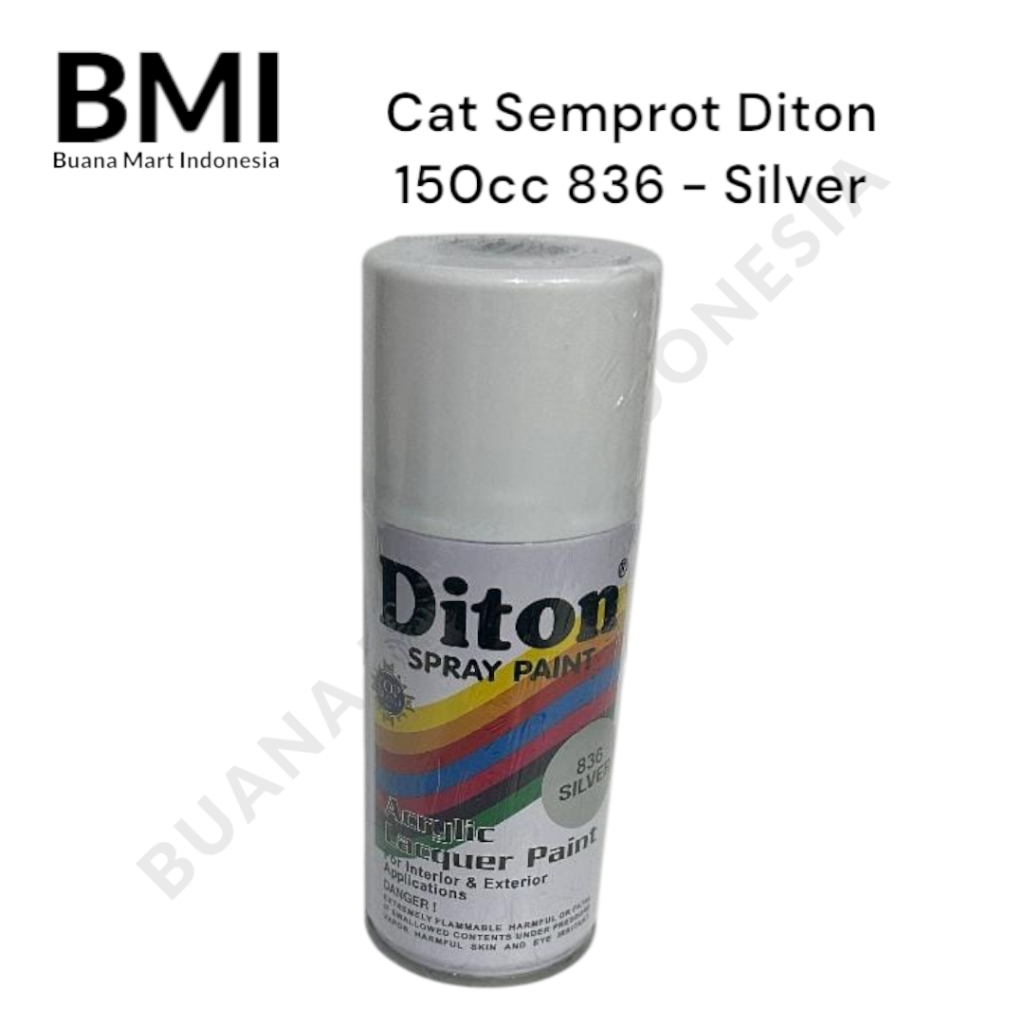 Jual Pilox DITON 150cc | 836 Silver 150ml | Pilok Cat Semprot | Pylox ...