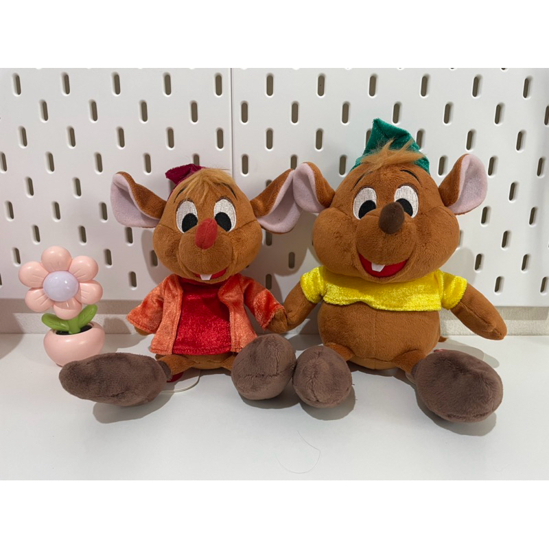 Jual Disney Cinderella Mice Jaq and Gus Gus Plush Toy Set of 2 | Shopee ...
