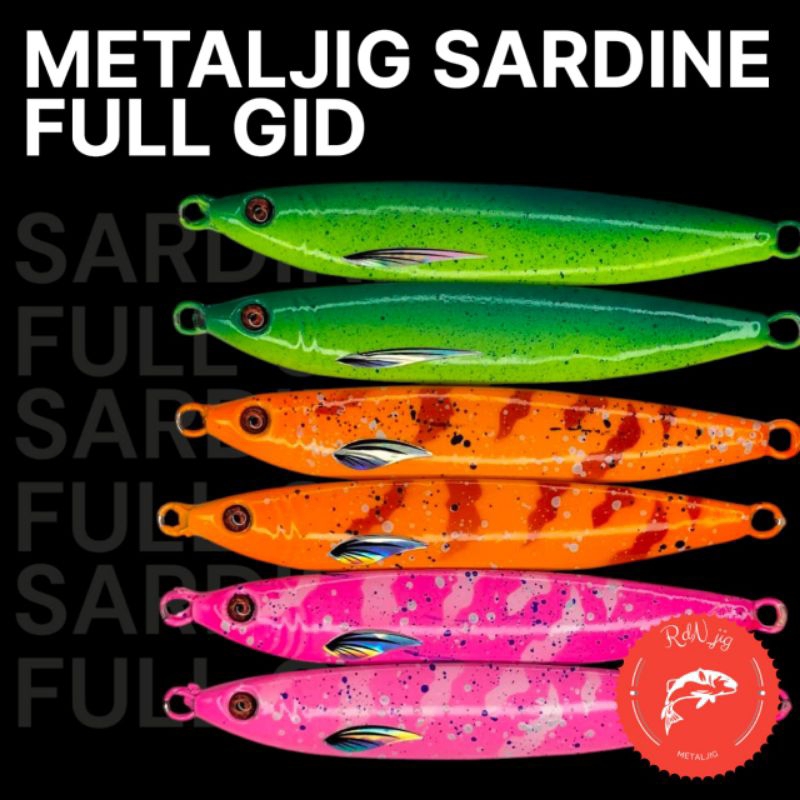 Jual metaljig sardine full gid 30,40,60 | Shopee Indonesia