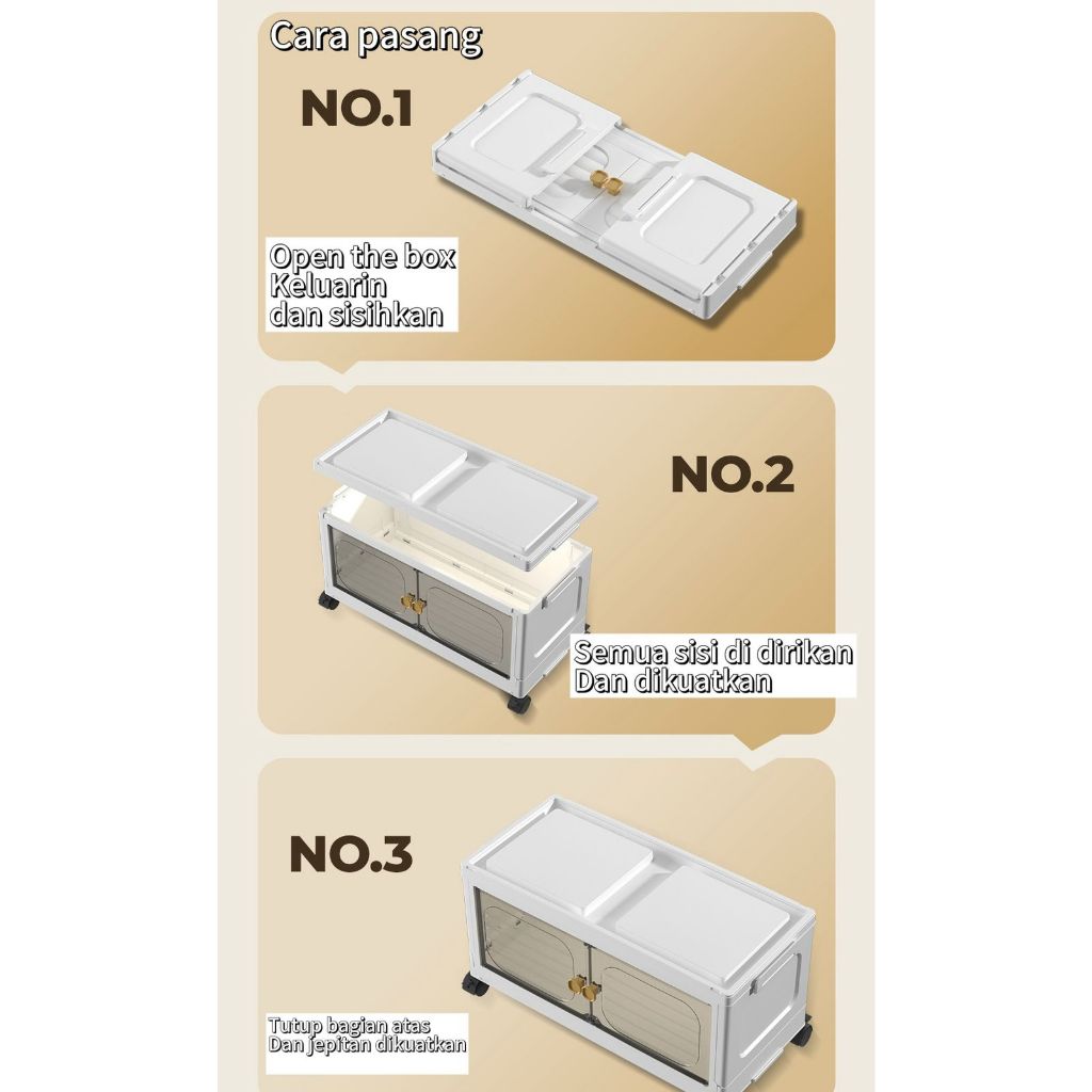 Jual V-BABY CARE X4-X5-X6 Rak lipat kabinet (Tidak Perlu Instalasi) Rak ...