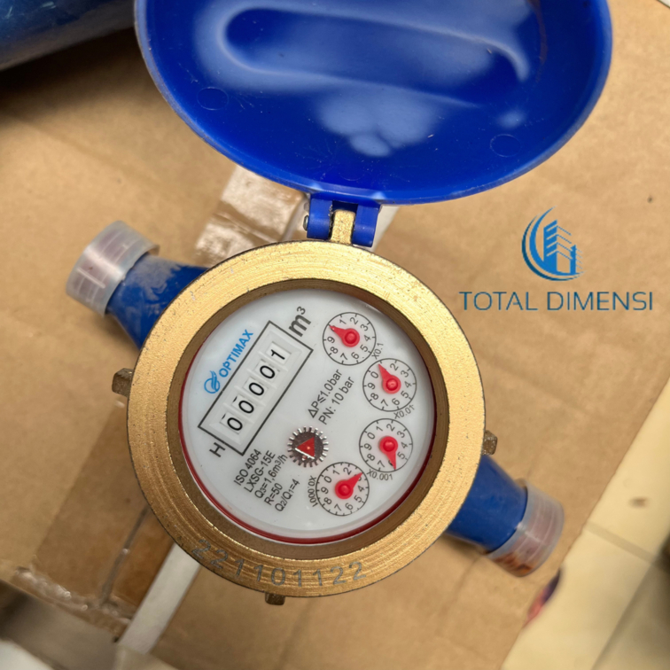 Jual Meteran Air 1/2 inch Body Besi | Meter Air 4 Jarum 15mm | Water ...