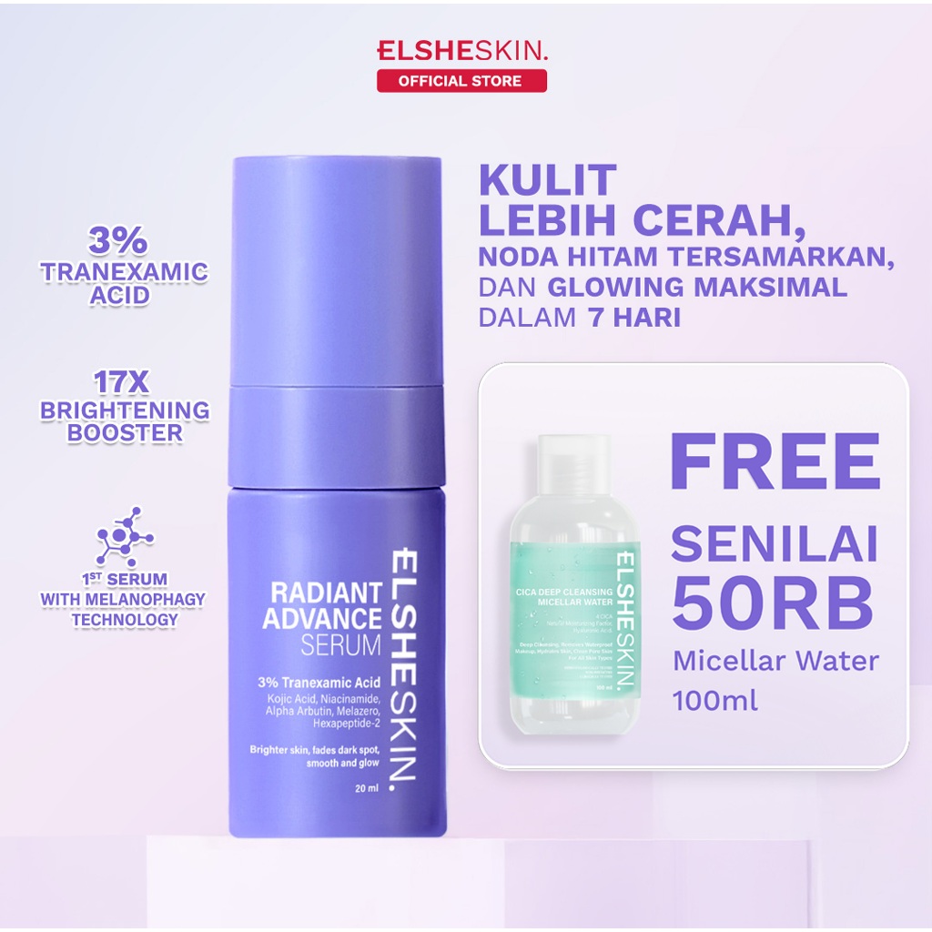 Jual Elsheskin Radiant Advance Serum 20ml Brightening Serum Cerahkan ...