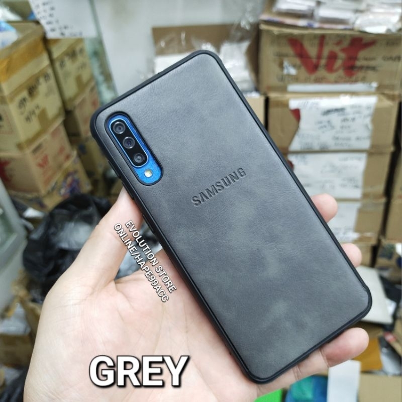 Jual Samsung A30s A50 A50s soft case leather kulit cover slim | Shopee ...